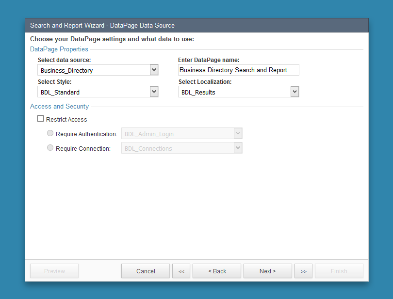 Creating a Report DataPage - Caspio Online Help
