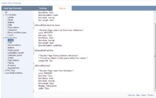 Fix the Width of Labels and Data in List and Gallery Reports - Caspio Online Help