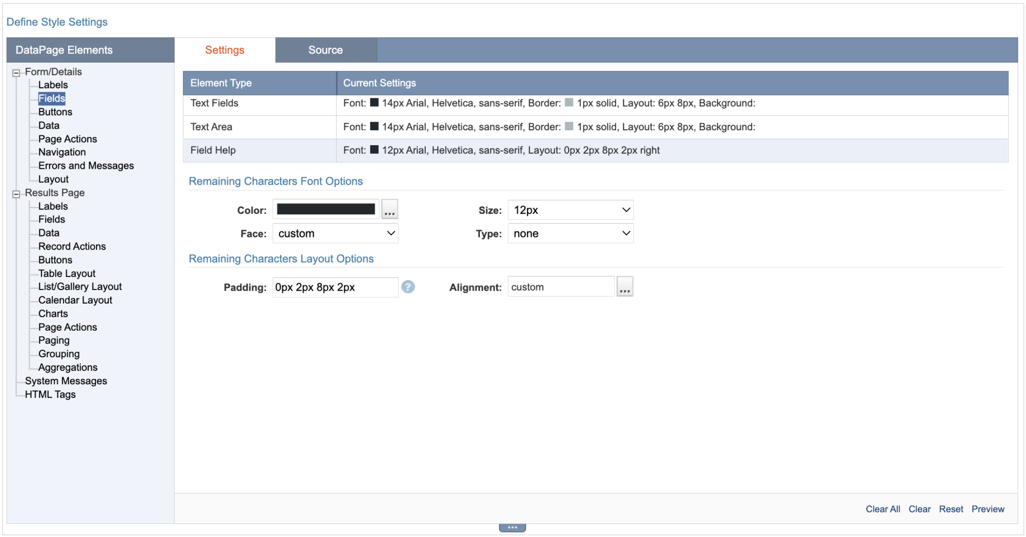 Displaying Remaining Character Count in Text Areas - Caspio Online Help