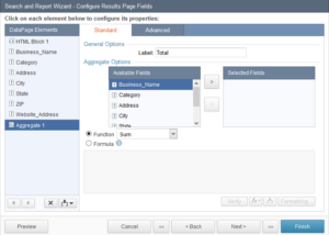 Totals and Aggregations - Caspio Online Help