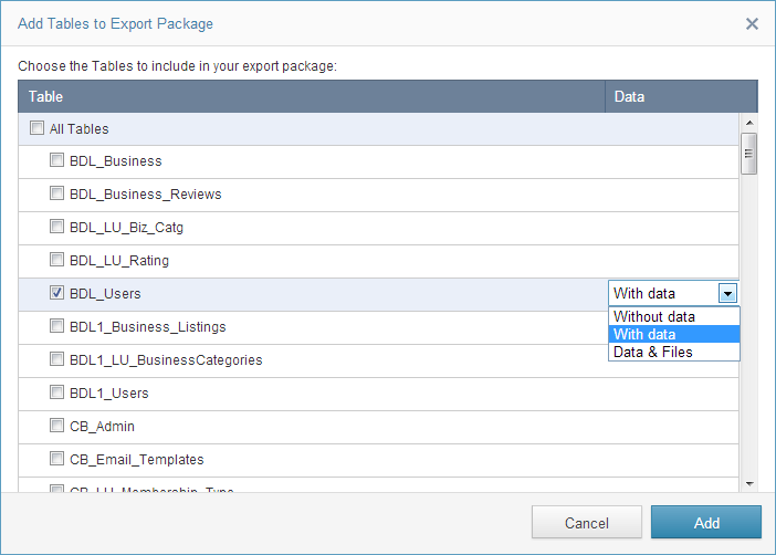 Exportingdata4 Caspio Online Help