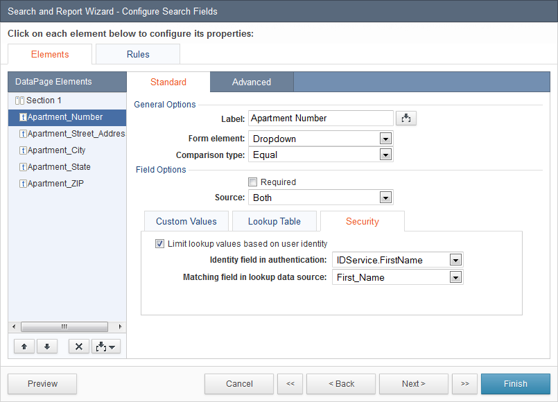 Filter Lookup Dropdown Or Listbox Based On User Or Role Caspio Online Help
